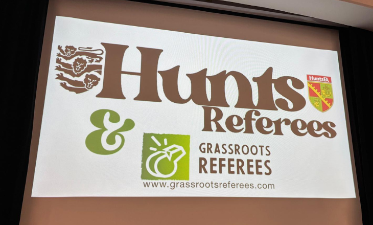 WHAT AN INCREDIBLE EVENING WITH HUNTS FA! – Grassroots Referees
