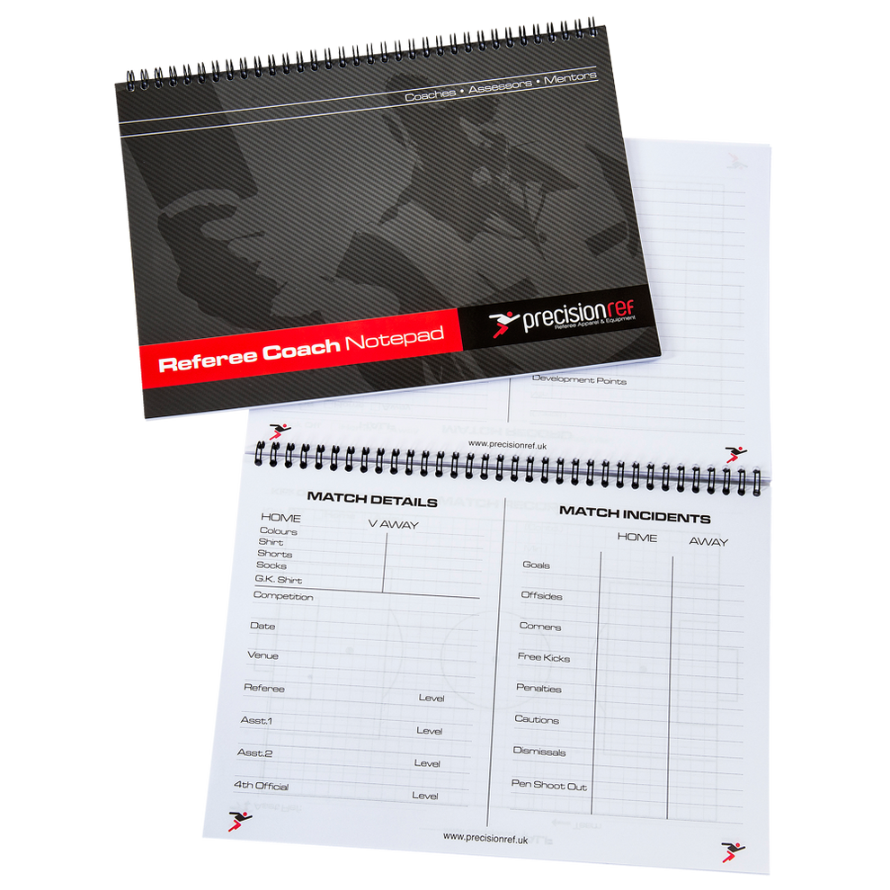 A4 Referee Coach/Assessor Notepad – Grassroots Referees